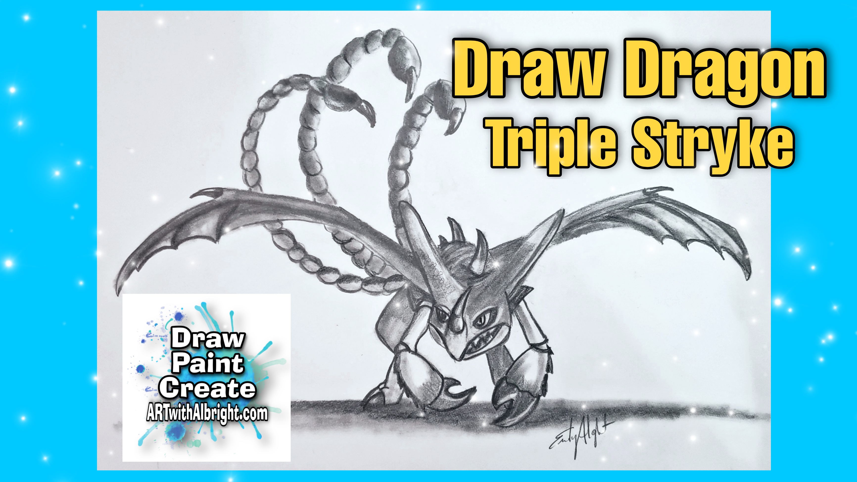 How To Draw A Triple Strike